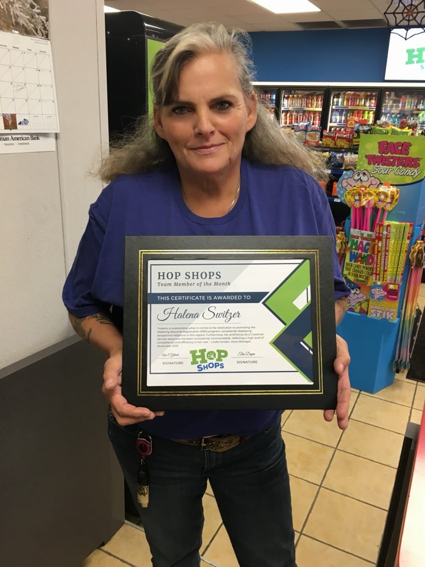 Halena Switzer: HOP Shops Team Member of the Month – HOP Shops ...