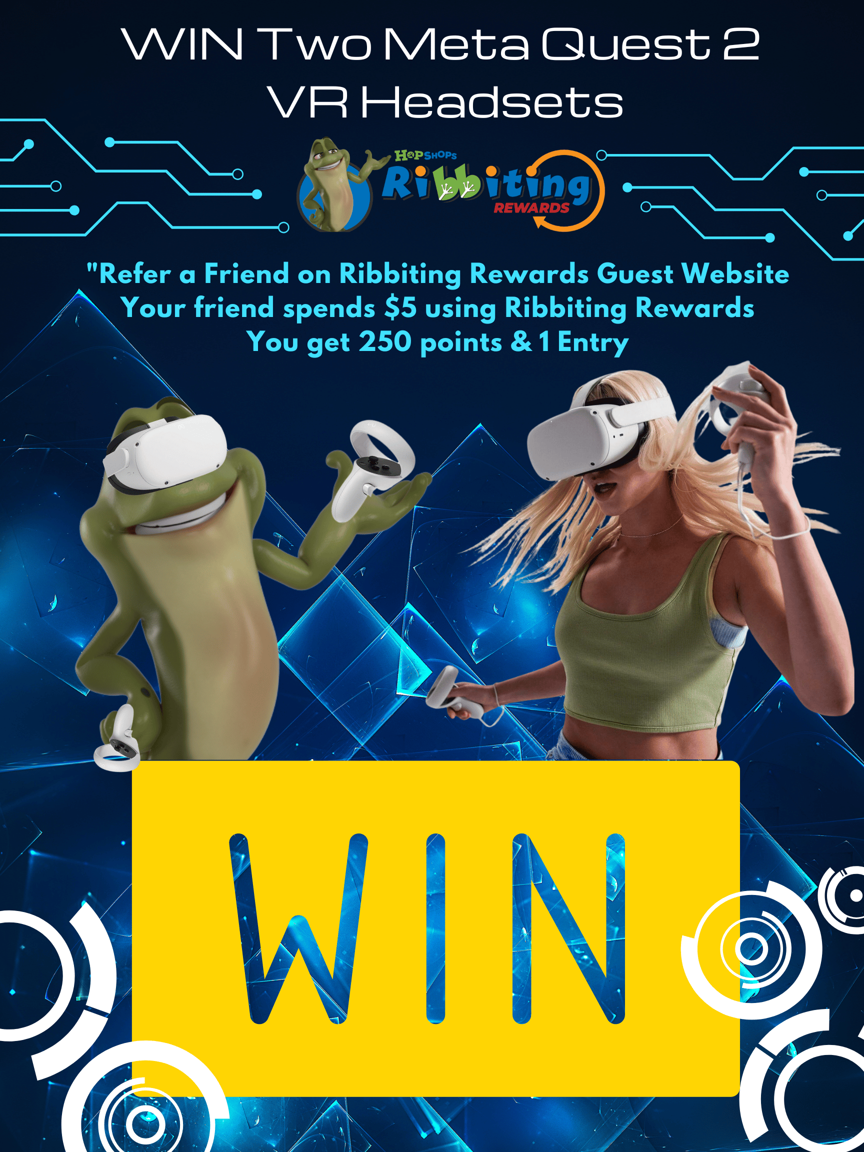 WIN Two Meta Quest 2 VR Headsets SWEEPSTAKES – HOP Shops | Convenience ...